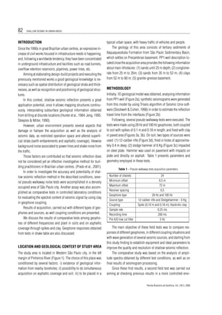 COMPARATIVE TESTS OF SEISMIC SOURCES AND GEOPHONES | PDF