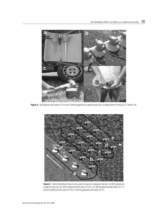 COMPARATIVE TESTS OF SEISMIC SOURCES AND GEOPHONES | PDF