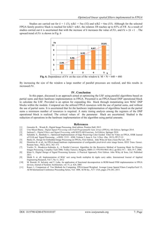 Optimized linear spatial filters implemented in FPGA | PDF