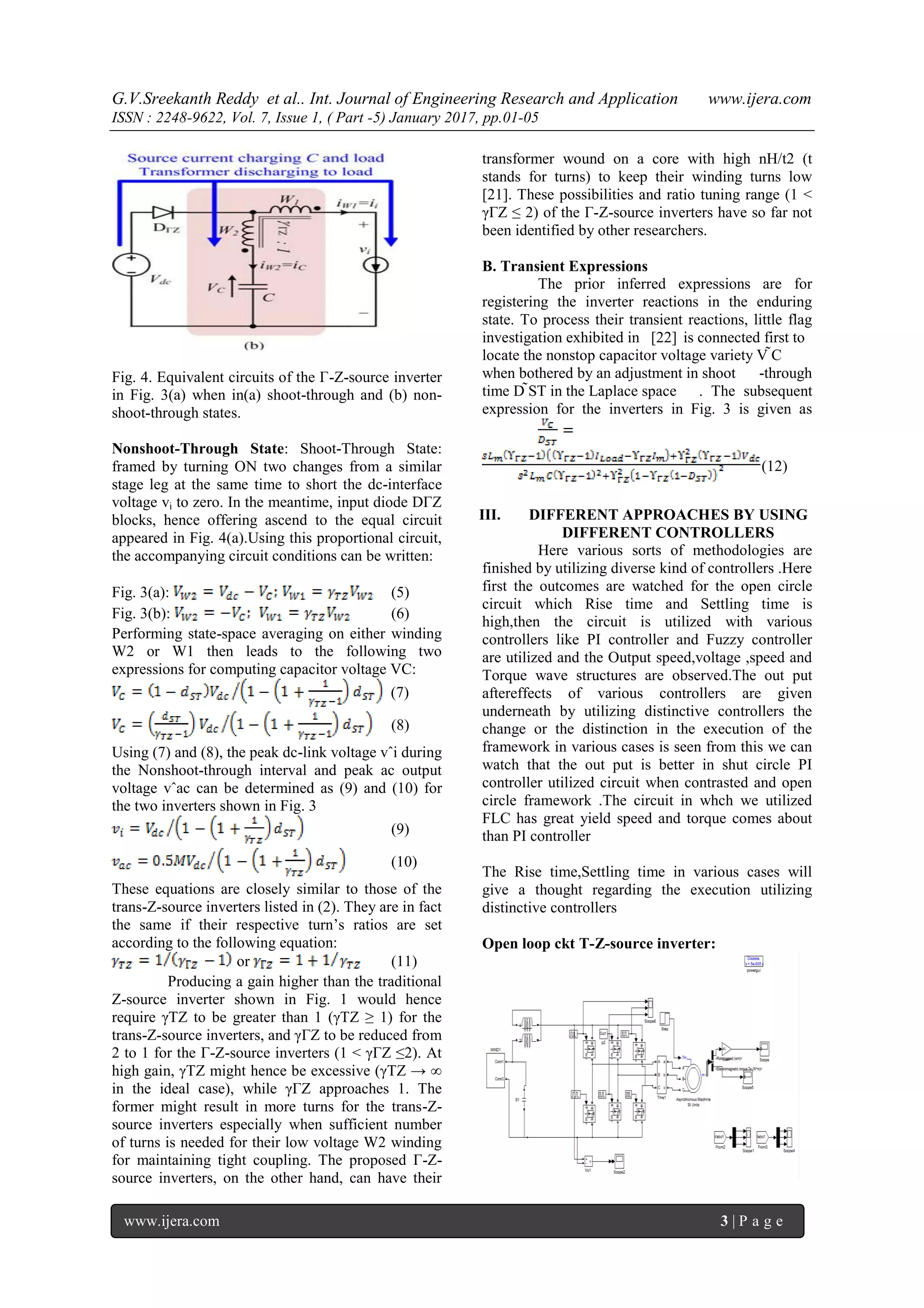 Simulation And Implementation Of Γ Z Source Inverter Pdf Technology
