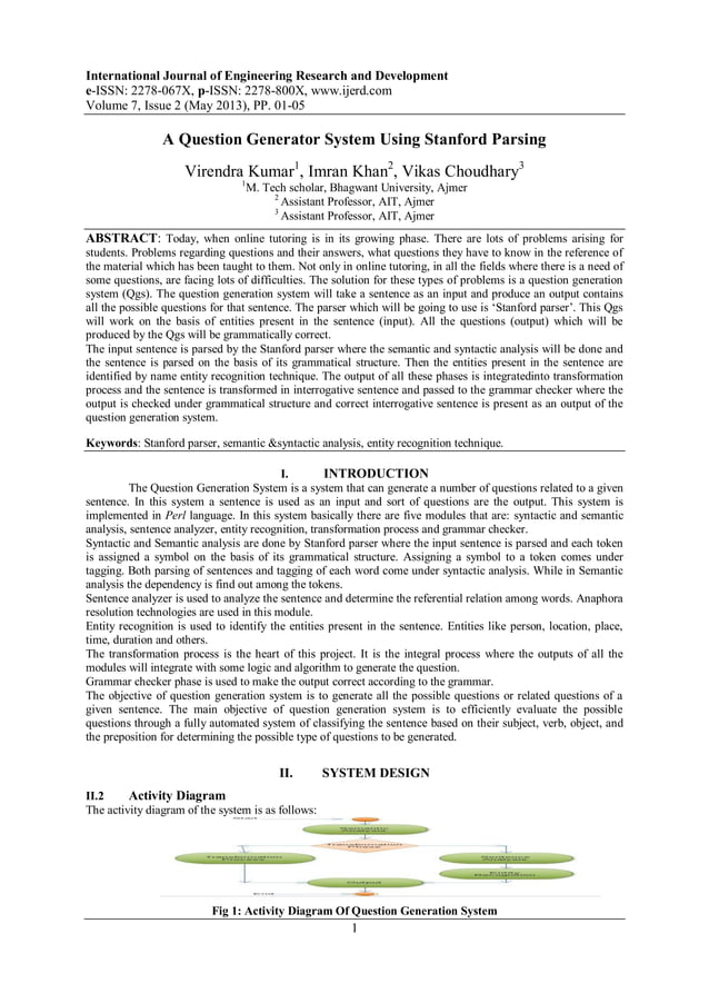 International Journal of Engineering Research and Development (IJERD) | PDF