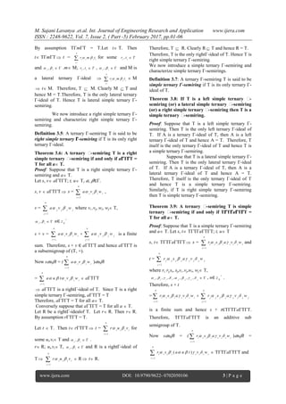 On Simple Ternary 횪-Semiring | PDF
