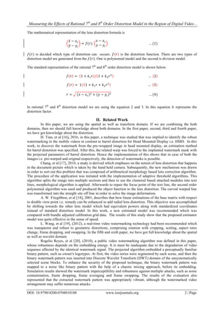 Measuring the Effects of Rational 7th and 8th Order Distortion Model in ...