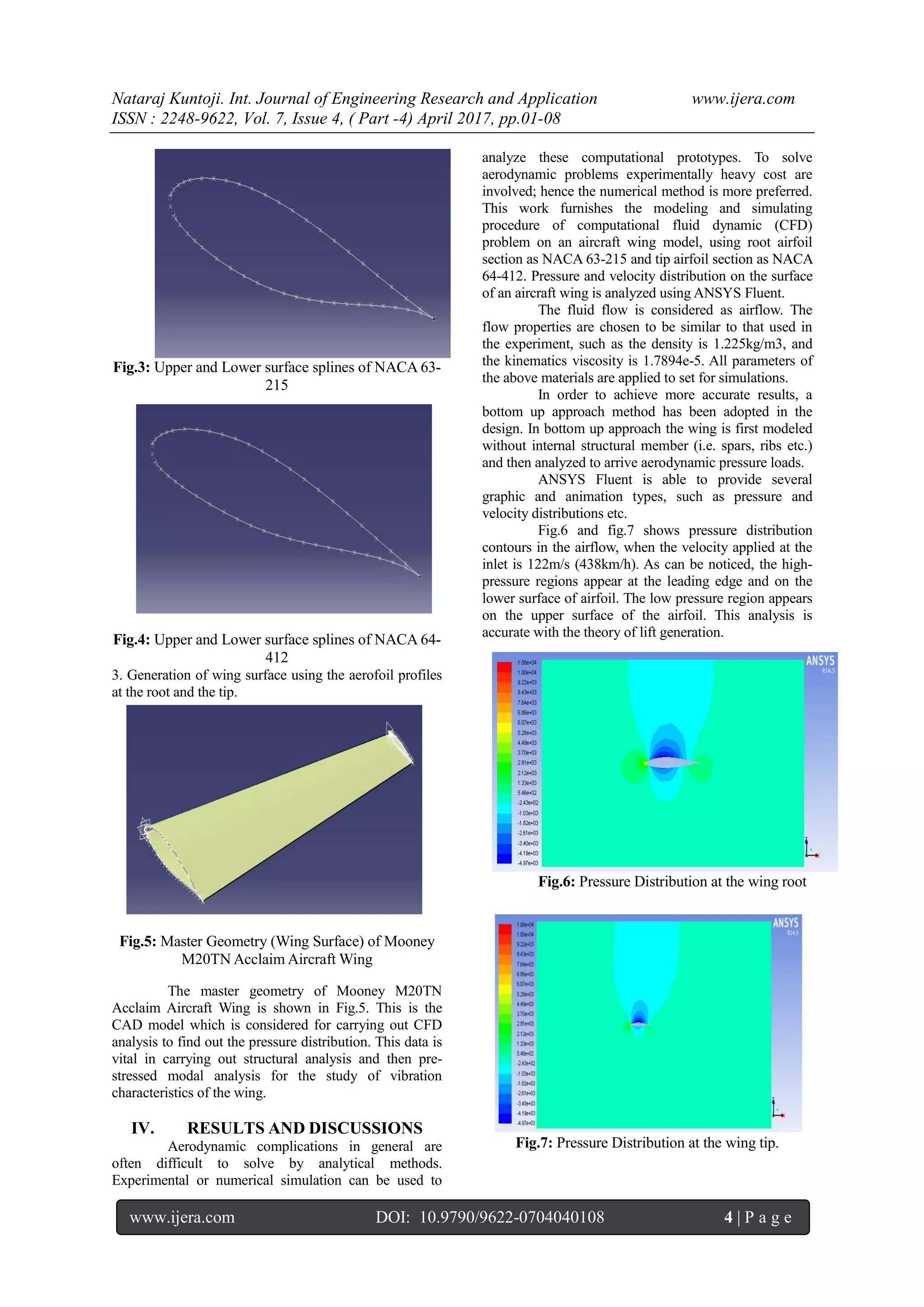 Study of Aircraft Wing with Emphasis on Vibration Characteristics | PDF