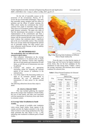 Analysis of the Potential of Solar Energy Development inSaudi Arabia | PDF