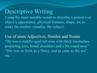 Developing Writing Skills | PPTX
