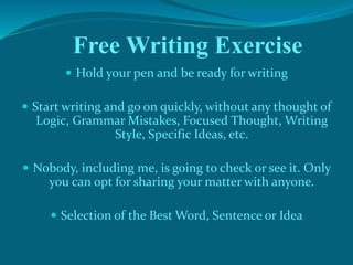 Developing Writing Skills | PPTX