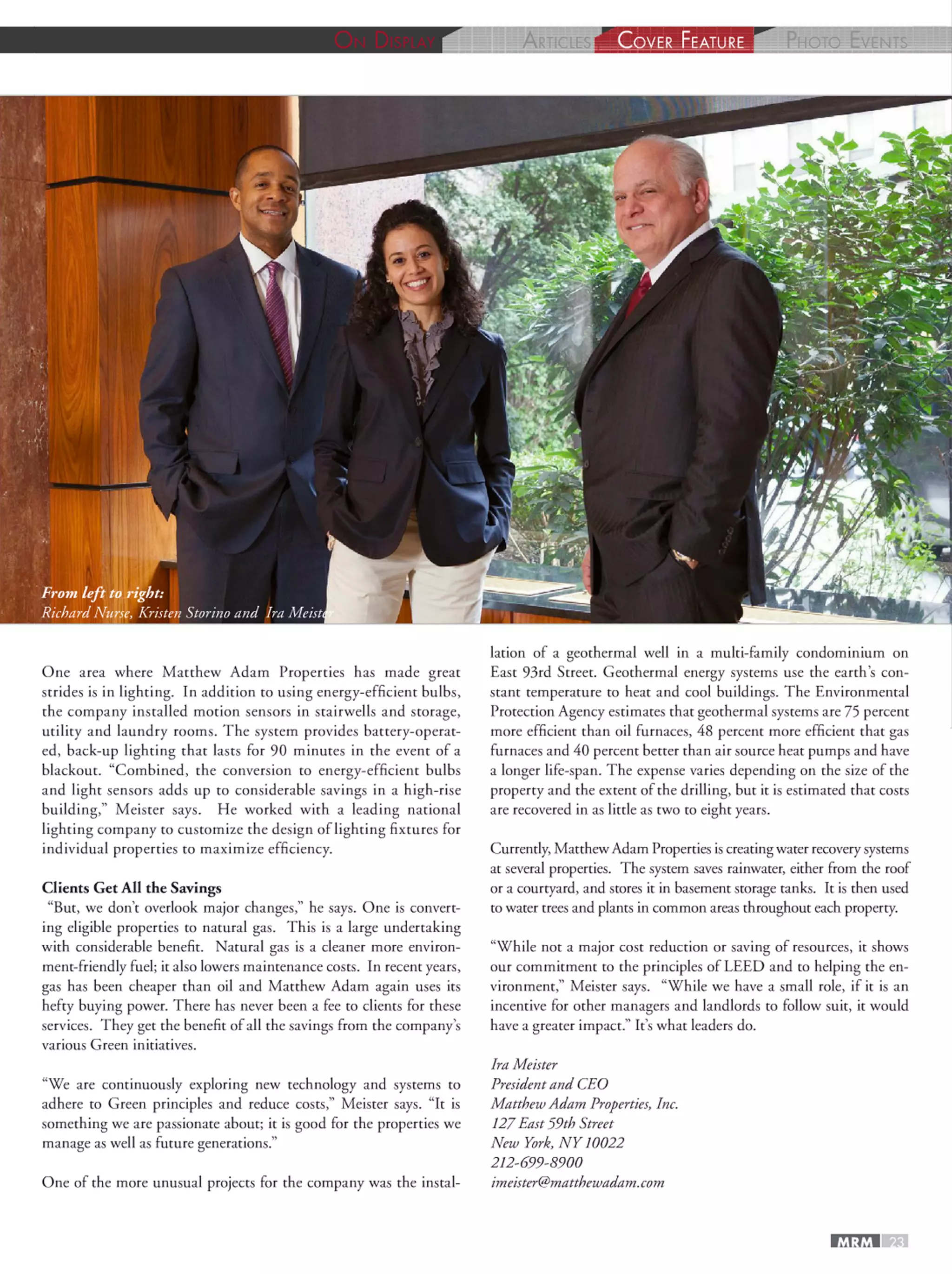 Rick Nurse Mann Cover Feature Article | PDF