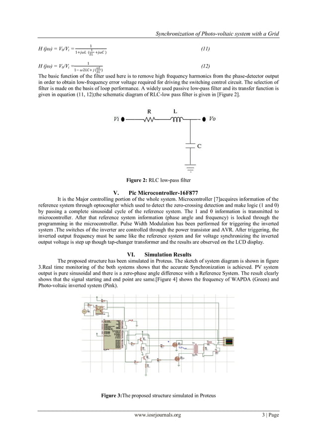 Synchronization of Photo-voltaic system with a Grid | PDF