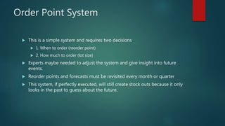 Inventory Planning | PPTX