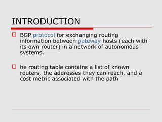 BGP | PPT