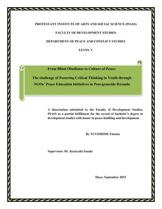 Dissertation (final paper) | PDF