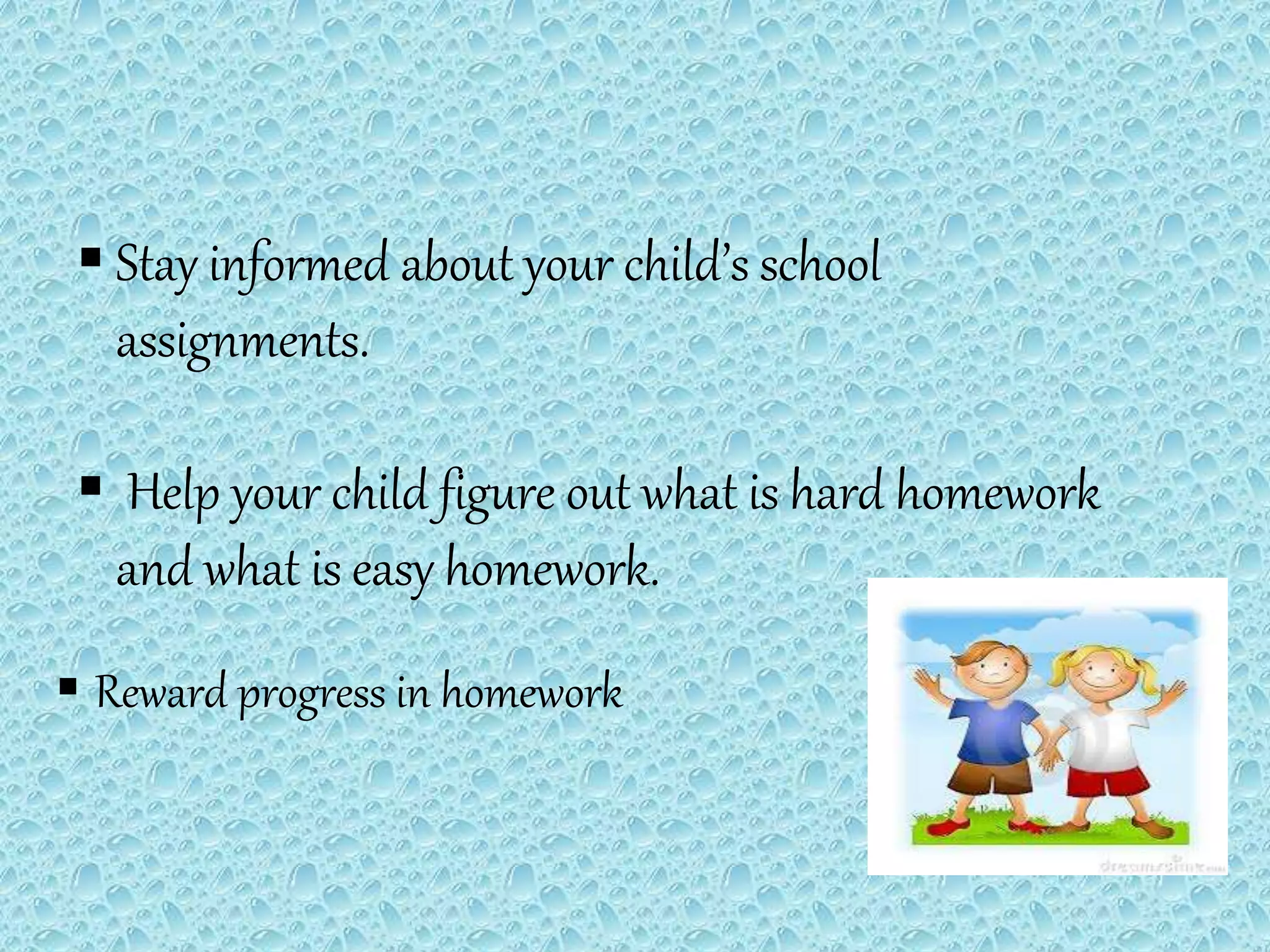 Homework Tips for Parents | PPTX | Homework and Study | Education