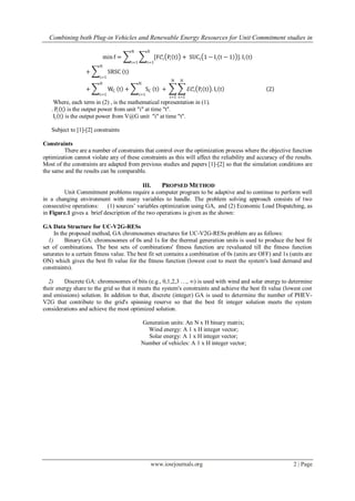 Combining both Plug-in Vehicles and Renewable Energy Resources for Unit Commitment studies in ...