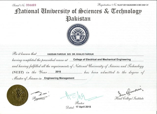 MS Engineering Management Degree(1) | PDF