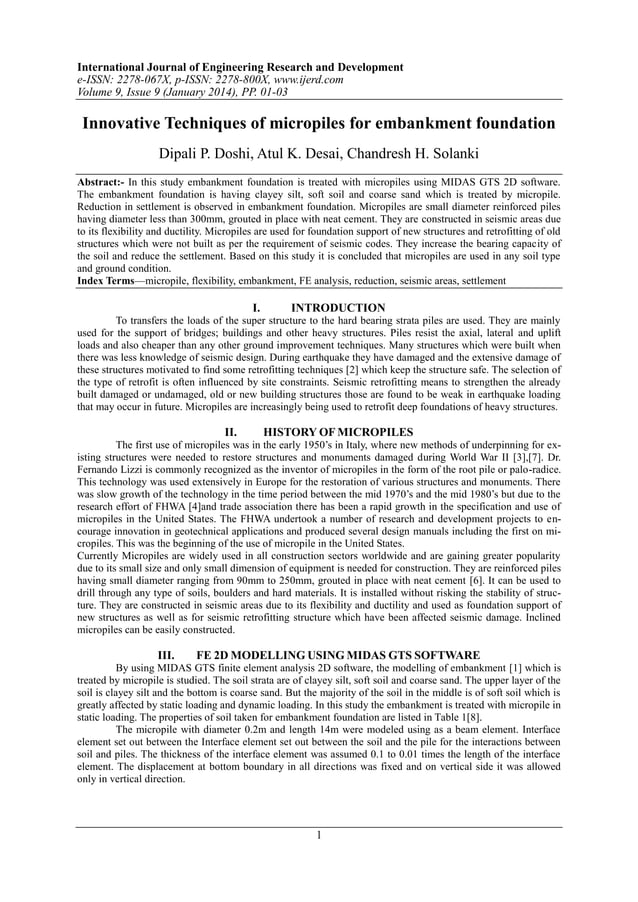 International Journal of Engineering Research and Development | PDF