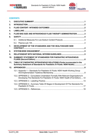 2015 NSW Health Paediatric Standards V2 | PDF | First Aid | Injuries