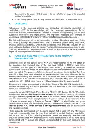 2015 NSW Health Paediatric Standards V2 | PDF | First Aid | Injuries