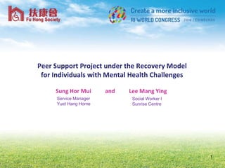 RIWC_PARA_A090 - Peer Support and Mental Health | PPT