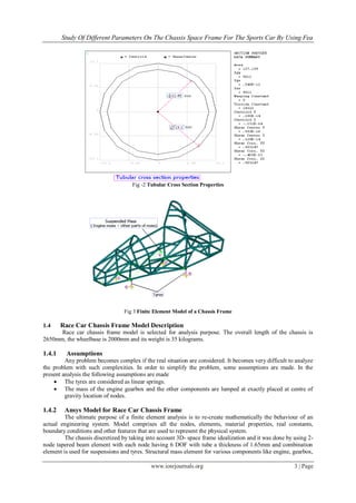 Study of Different Parameters on the Chassis Space Frame For the Sports ...
