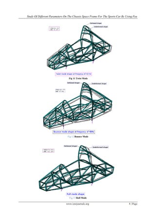 Study of Different Parameters on the Chassis Space Frame For the Sports ...