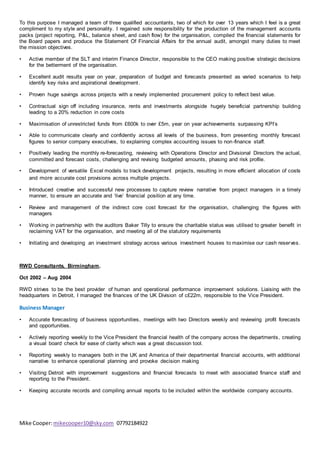 Mike-Cooper CV NEW | PDF