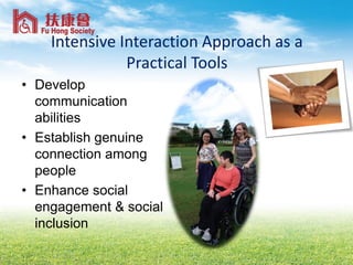 RIWC_PARA_A095 Intensive Interaction for people with Significant ...