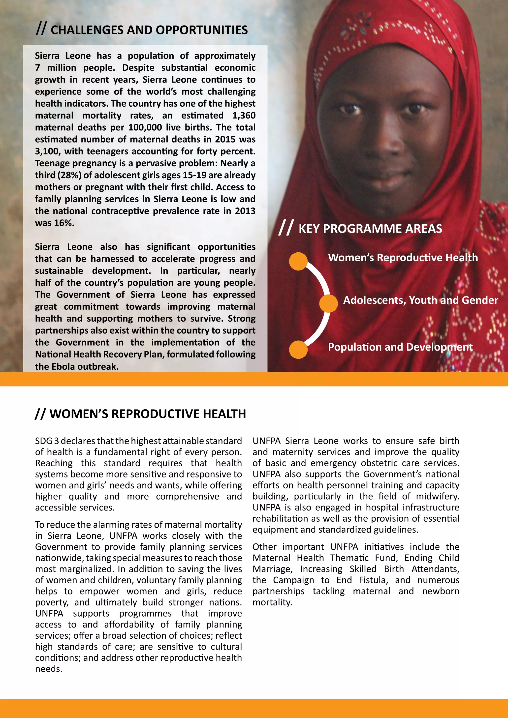 UNFPA Brochure_SL | PDF