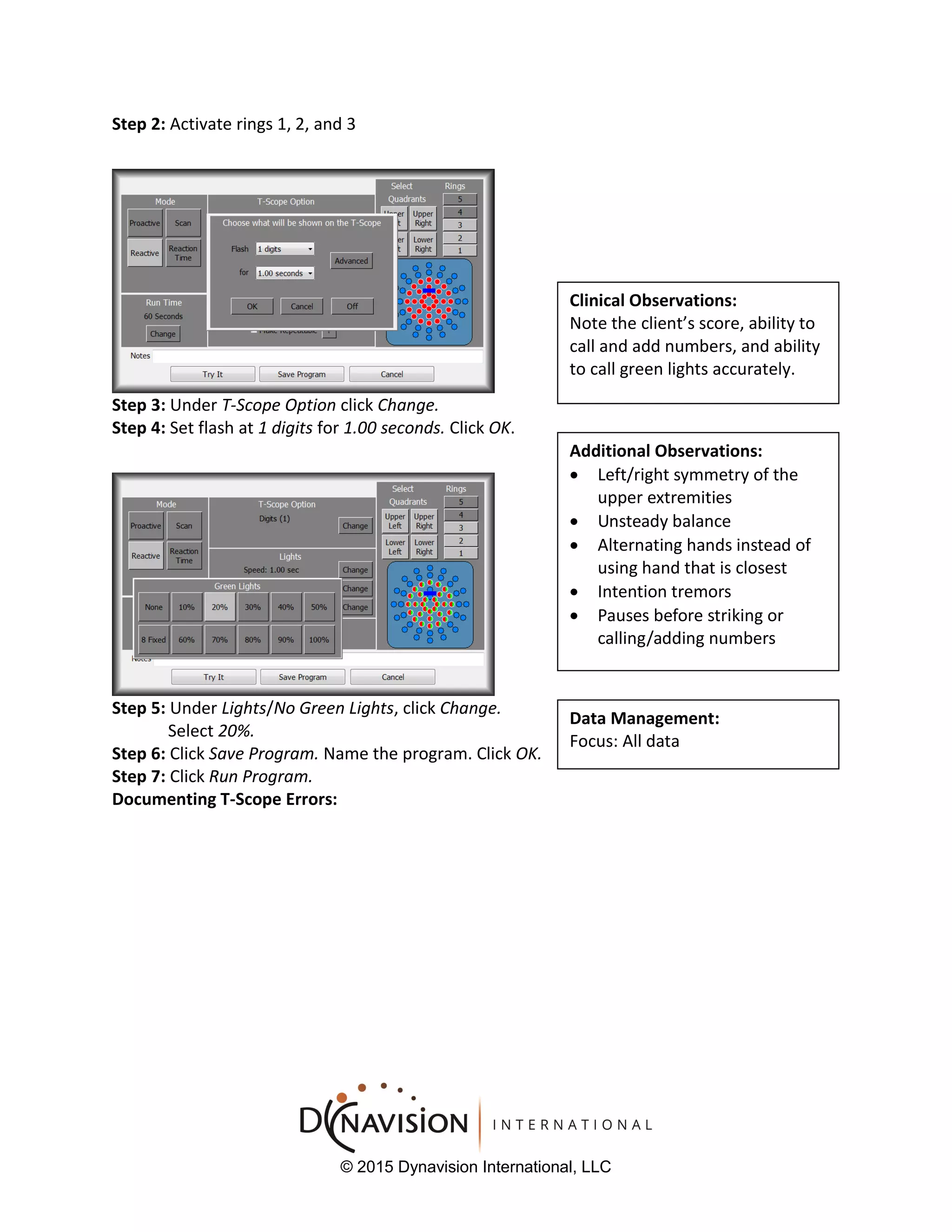 Dynavision D2 Neuro-Cognitive Evaluation for Concussion Management | PDF