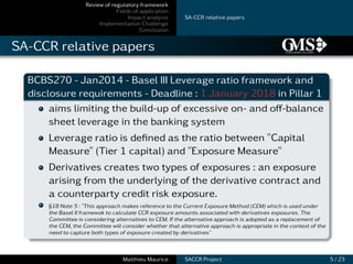 saccr - 20150710 - final | PDF
