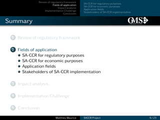 saccr - 20150710 - final | PDF