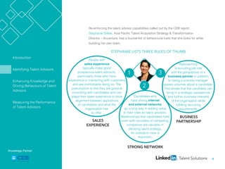 How to build a team of talent advisors | PPT