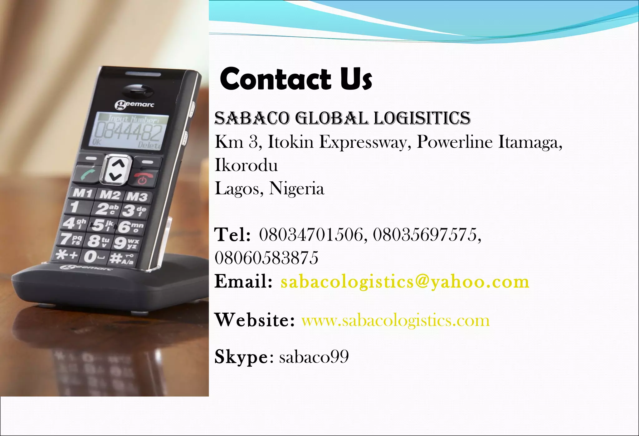 The new Sabaco Profile-updated 2 | PPT