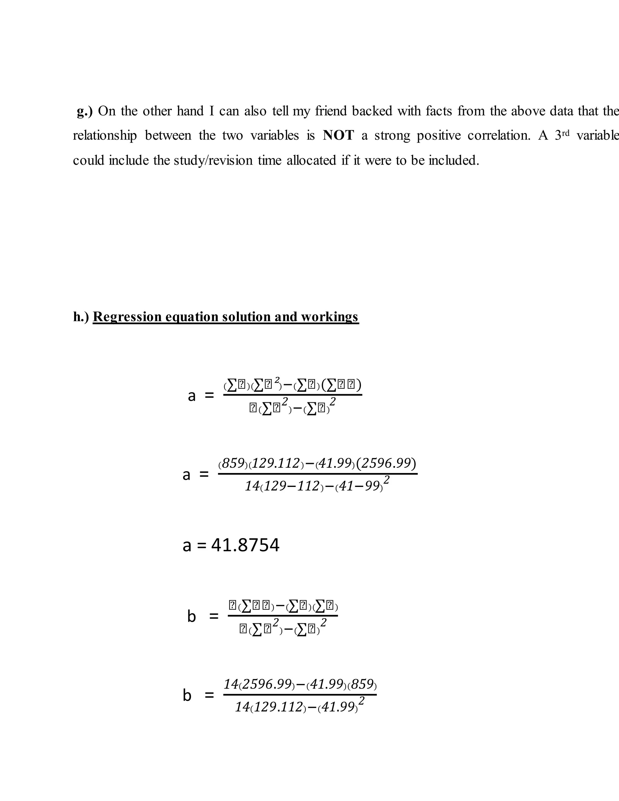 CORRELATION ASSIGNMENT.docx | Physics | Science