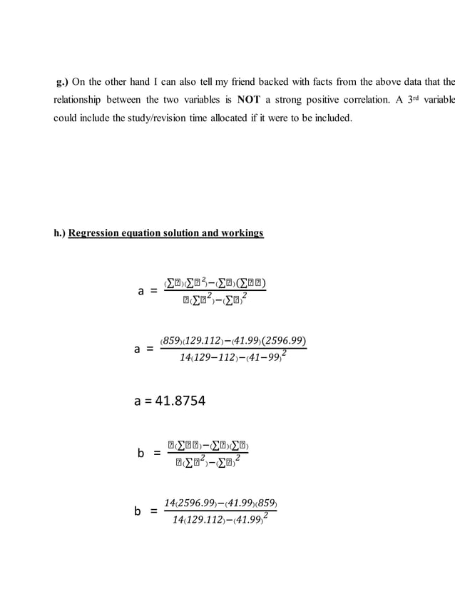 CORRELATION ASSIGNMENT.docx | Physics | Science