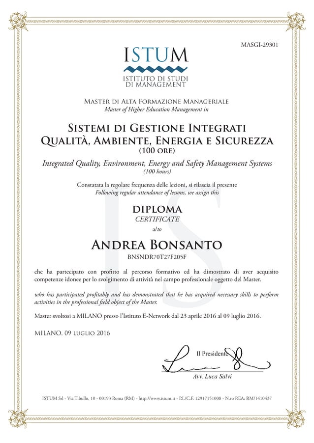 29301-Diploma di Master | PDF
