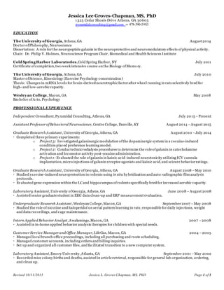 CV_JLGC_2015 | DOCX | Genetics | Science