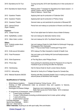 Christa CV MA | PDF