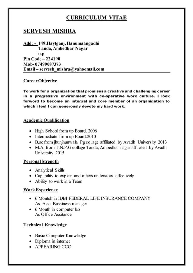 CV NEW | DOCX | Career Planning | Careers