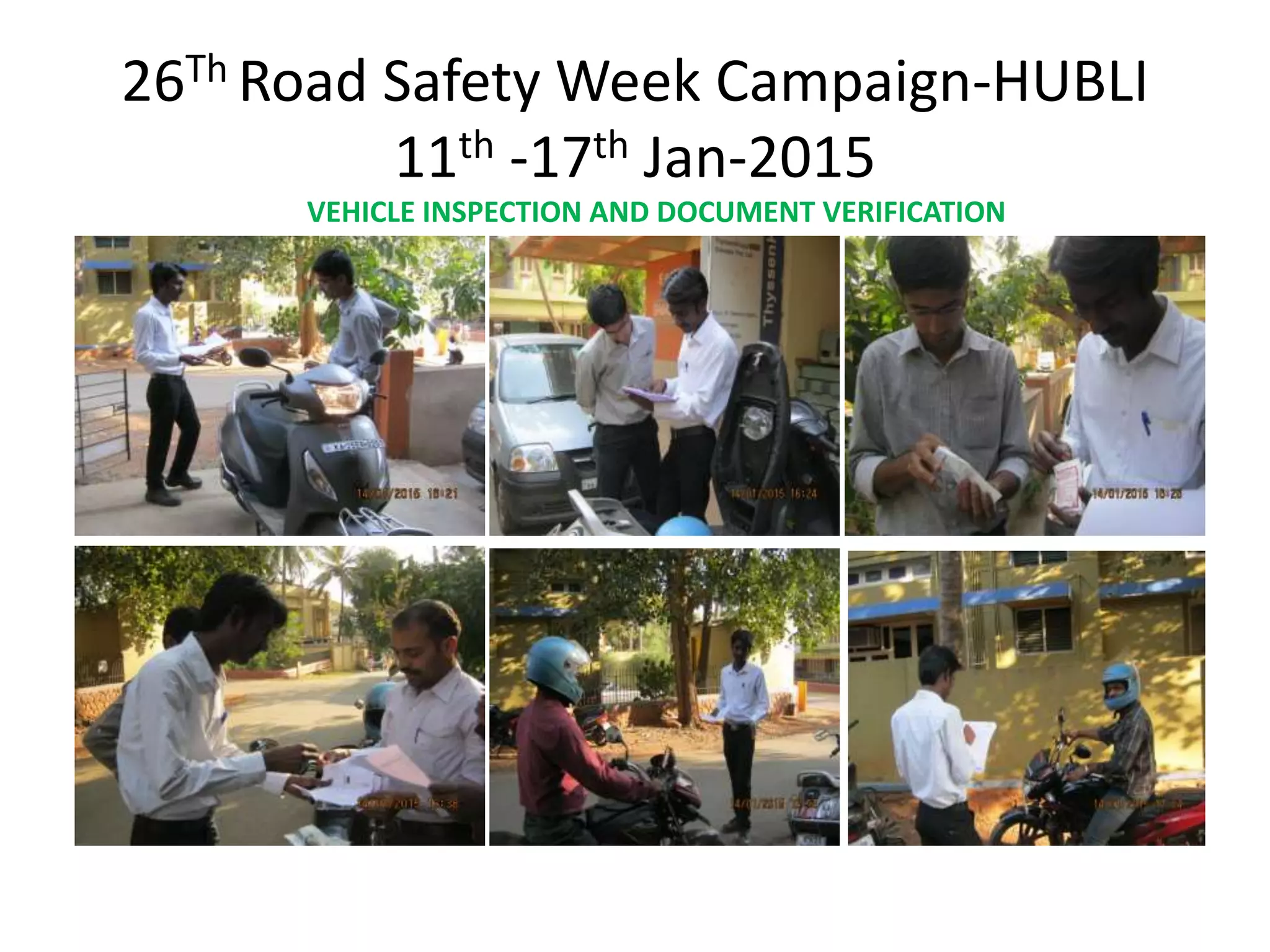 Road Safety Week Campaign | PPTX