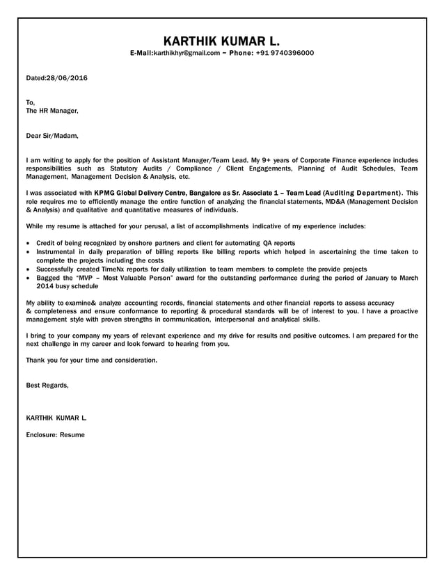 Resume_Karthik Kumar | PDF