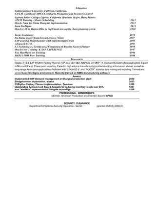 Jeffrey Spencer Resume_REV1 | PDF