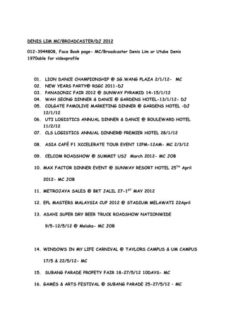 DENIS LIM MC 2012 | DOCX