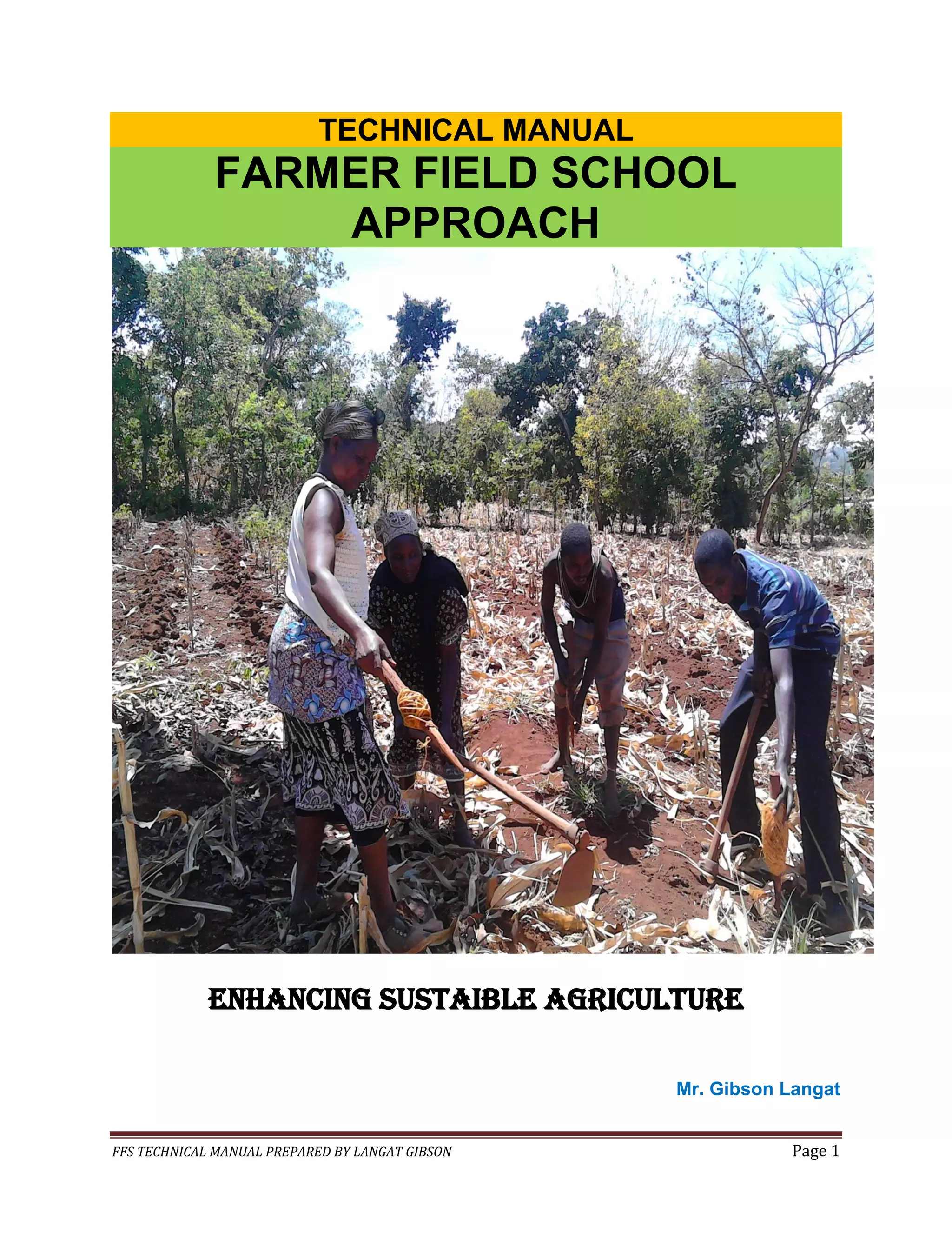 FFS TRAINING MANUAL-Gibson Langat | PDF