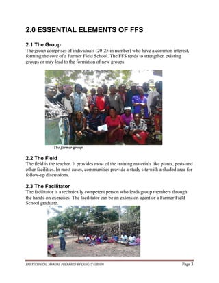 FFS TRAINING MANUAL-Gibson Langat | PDF