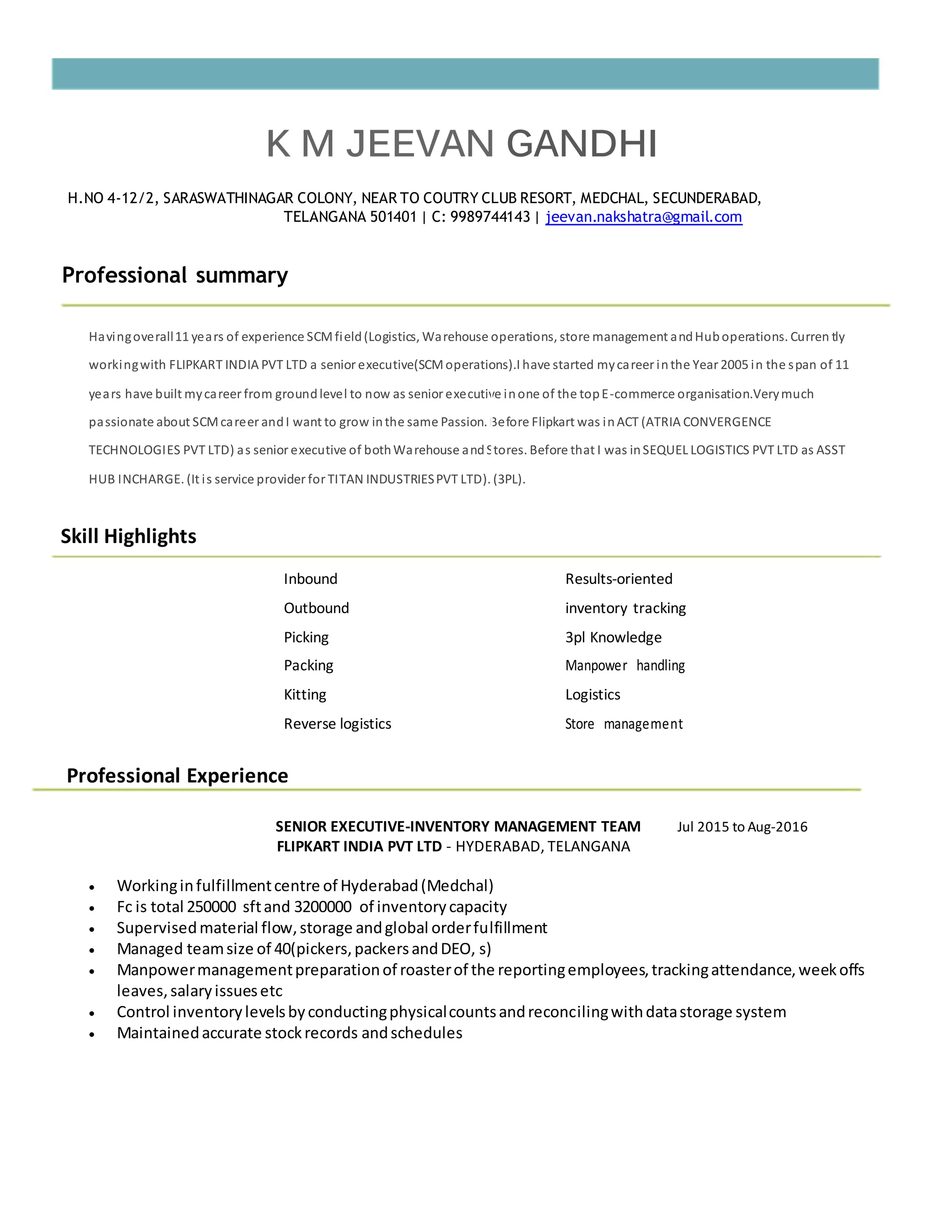 K M JEEVAN GANDHI docx | DOCX