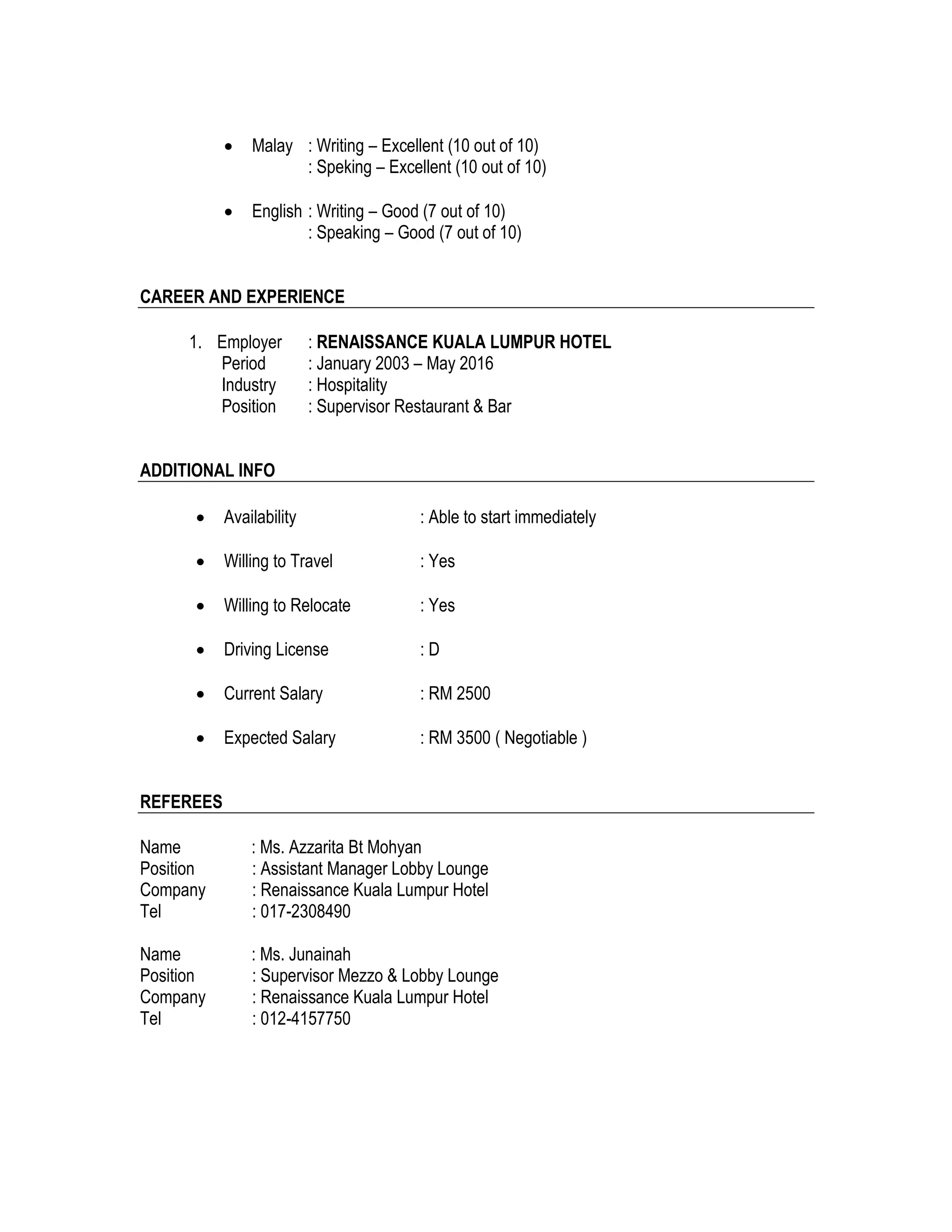 Madi -Resume | PDF