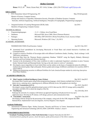 Resume1.1 | PDF