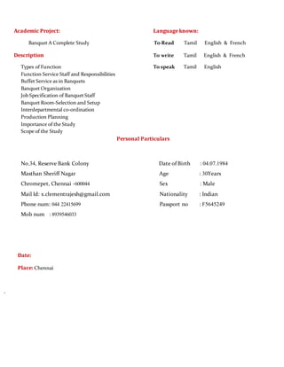 Clement_Rajesh_Resume | PDF