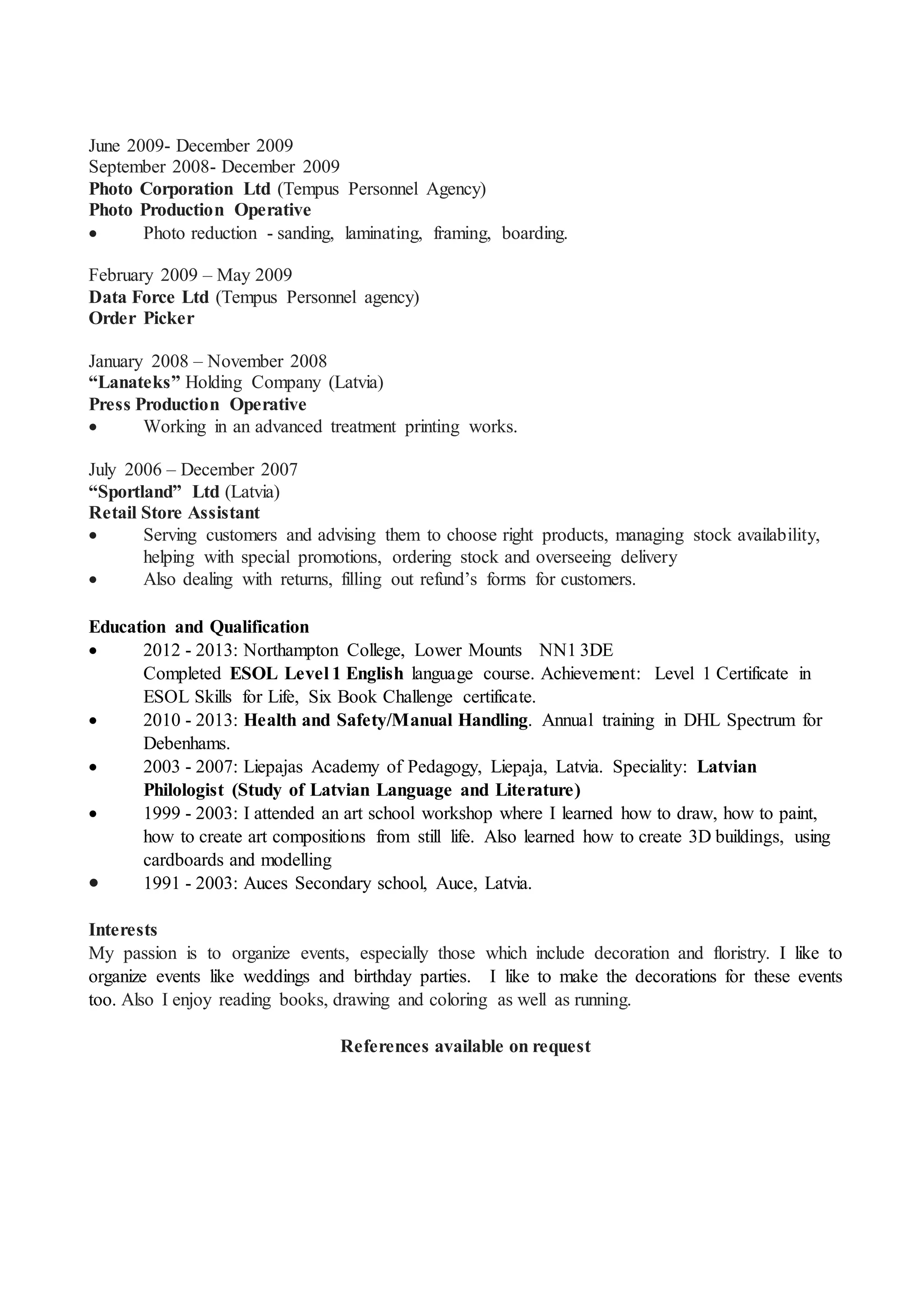 Linda Urca final CV | DOCX